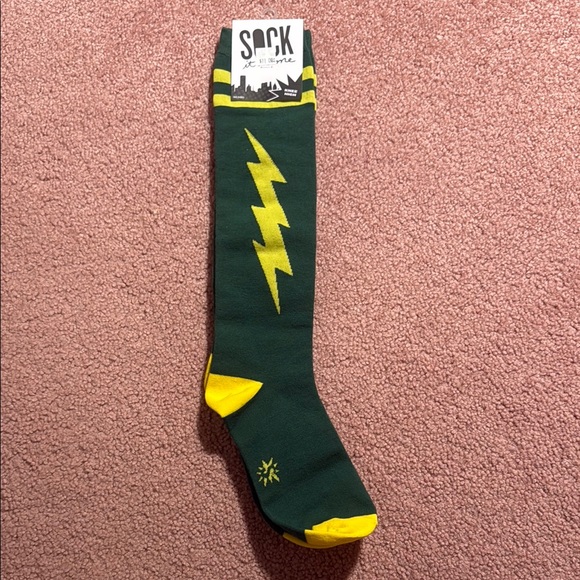 Sock It To Me | Underwear & Socks | Green And Yellow Lightning Bolt ...